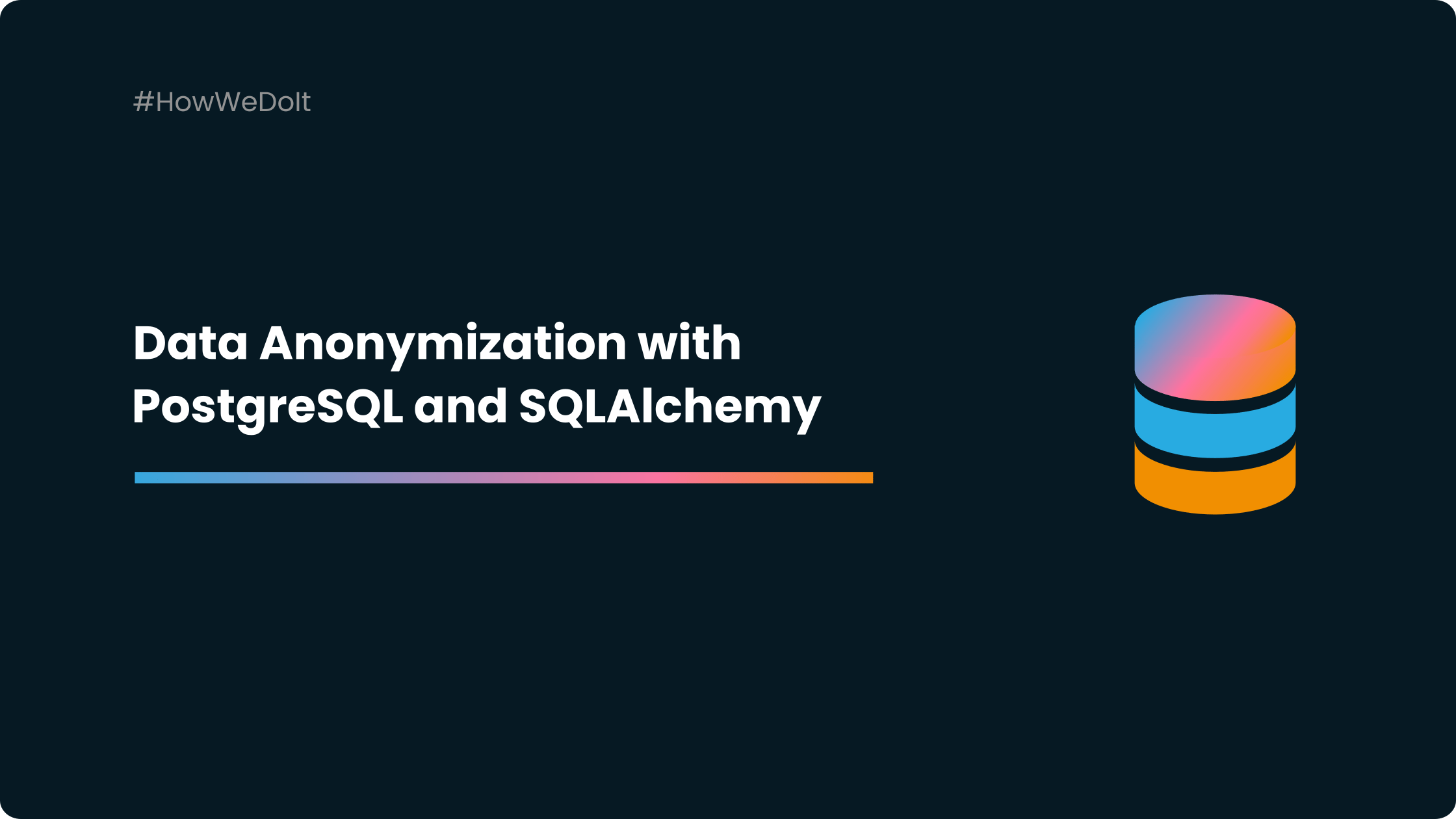 Data Anonymization With Postgresql And Sqlalchemy